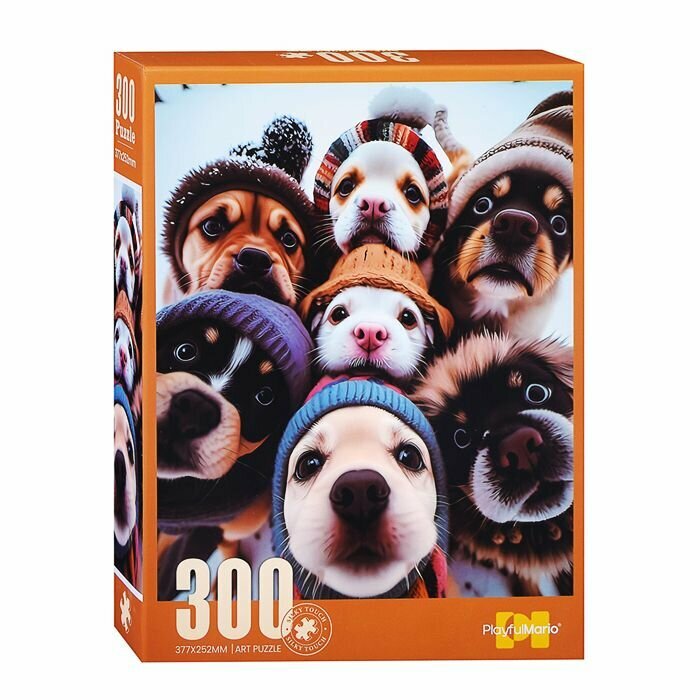 Пазл Oubaoloon "Друзья" 300 деталей, материал плотный картон, развивающий игровой набор 88797