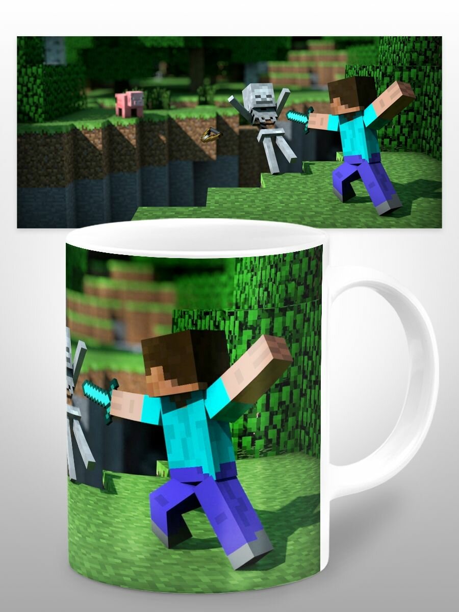 Кружка Майнкрафт Minecraft, 330 мл, 1 шт.