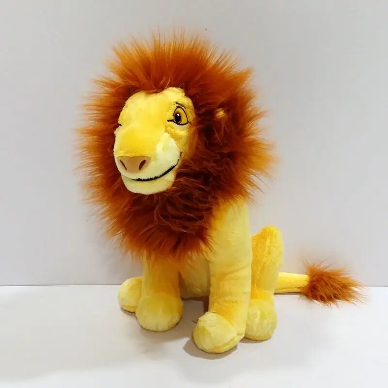 Сидящий 32 см оригинальный Король Лев Mufasa для взрослых Симба плюшевая игрушка мягкая кукла для подарка на день рождения