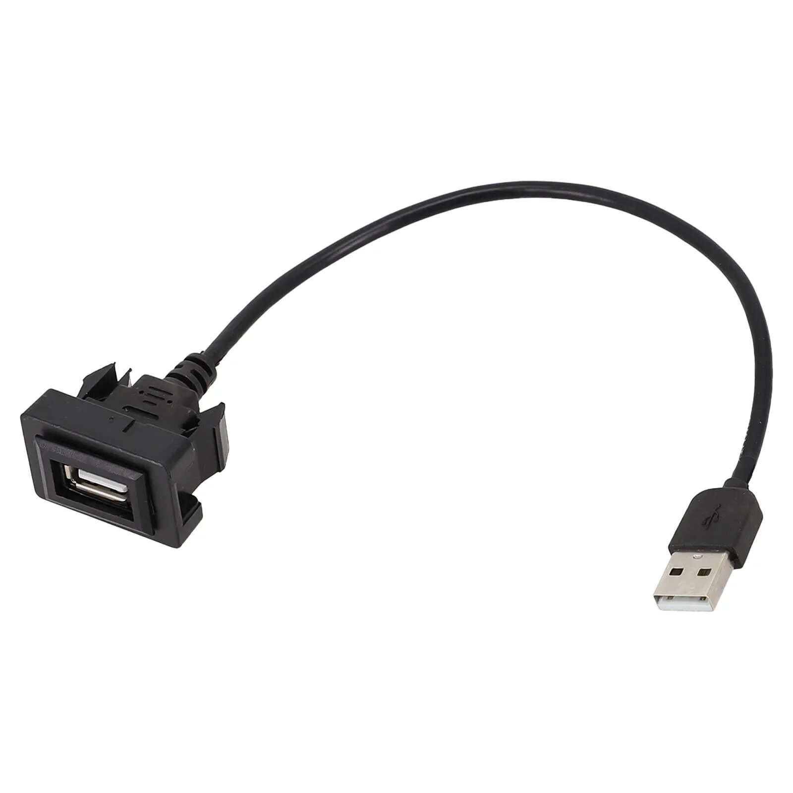 USB-разъем для автомобиля, встраиваемый в приборную панель, USB-порт, адаптер USB, ABS, для Toyota