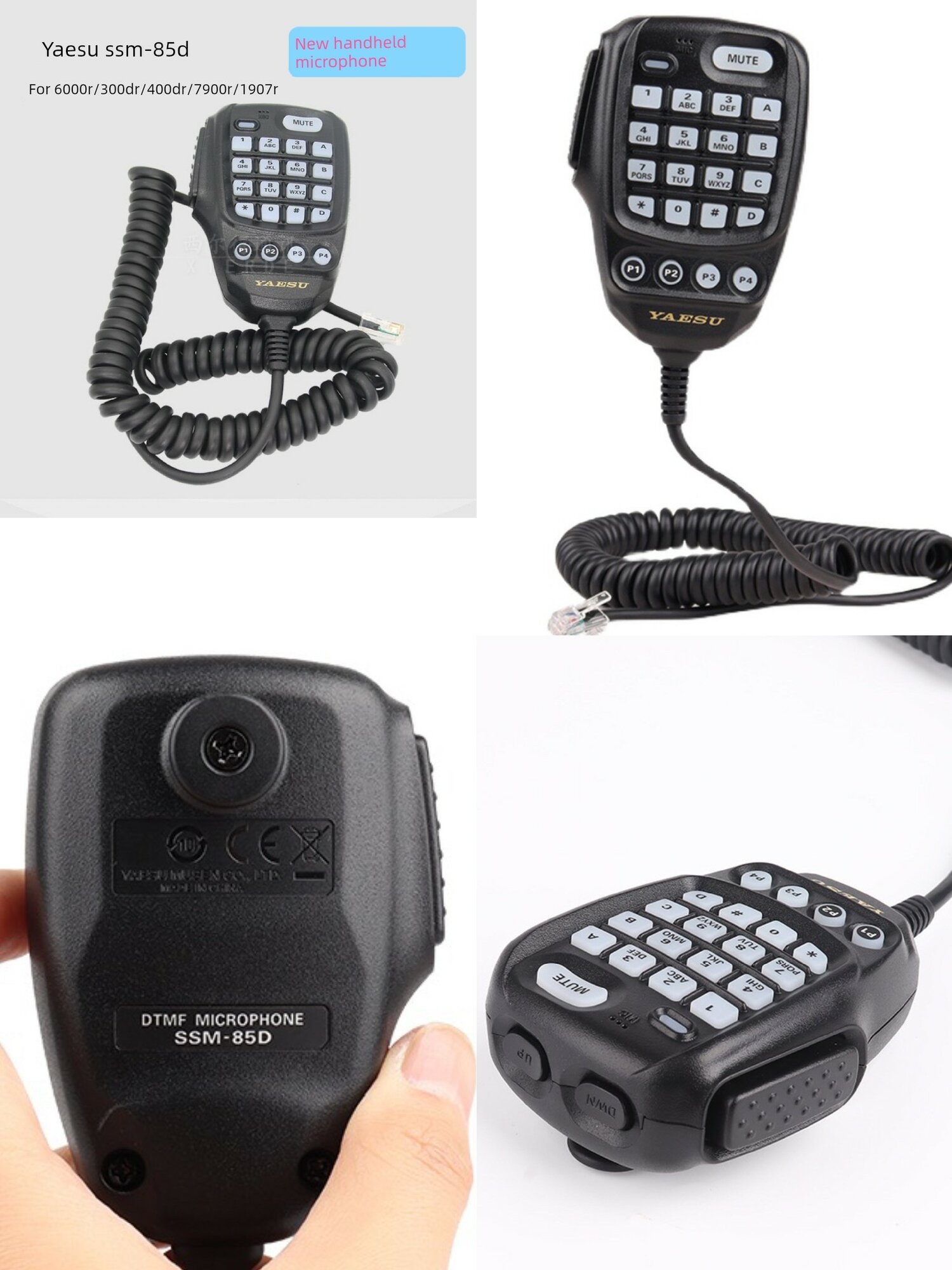 Новая модель гарнитура Yaesu 85D для морских двухсторонних радио, компактный дизайн