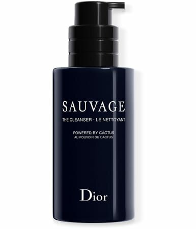 Гель для ухода за кожей dior sauvage the cleanser, черный, 125 мл