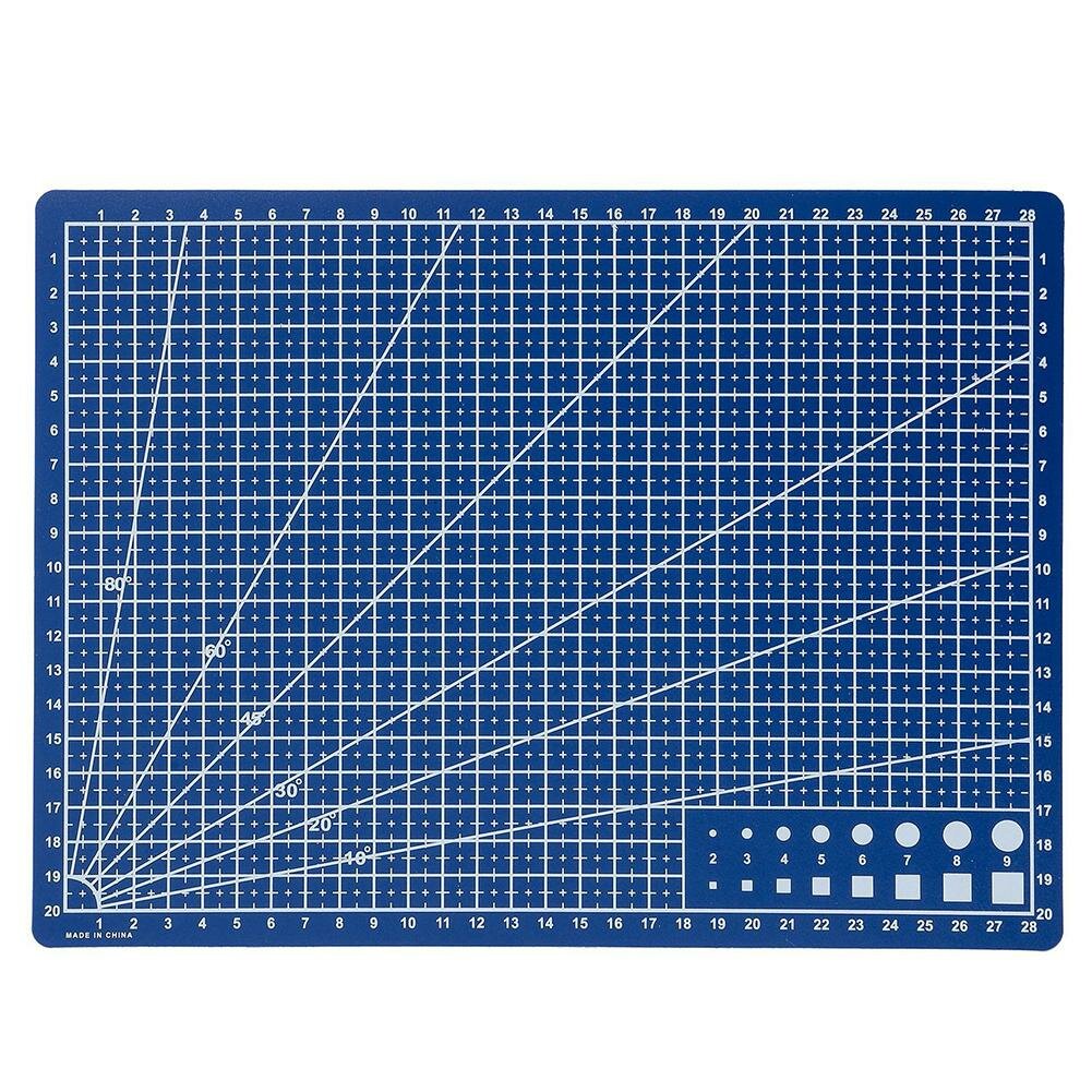 Многофункциональный режущий коврик A3, A4, A5 - Прочный PP, Портативный для DIY