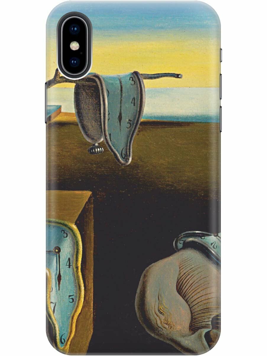 Силиконовый чехол на Apple iPhone Xs / X / Эпл Айфон Икс / Икс Эс с рисунком "Дали"