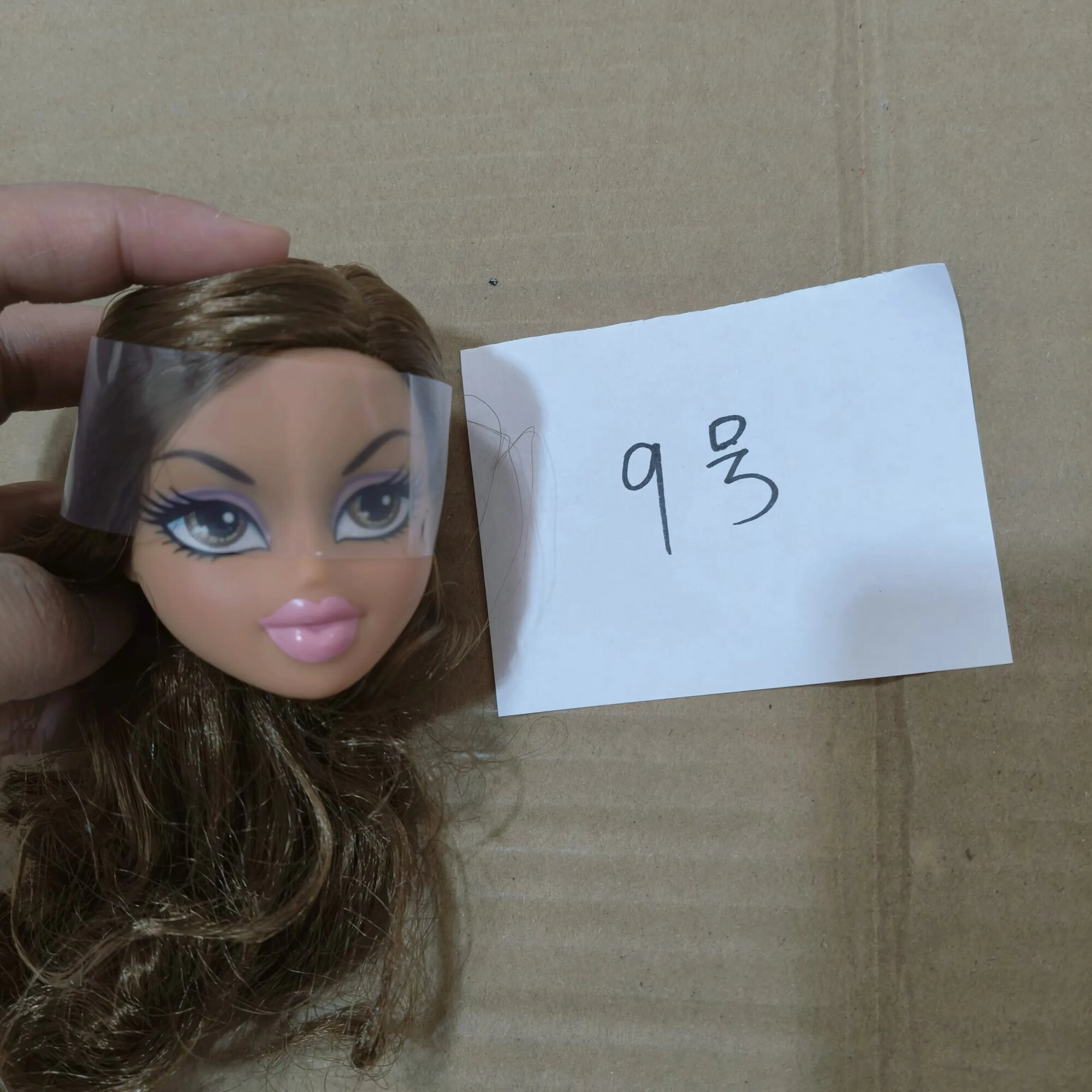 Кукольная голова Bratz, цвет розовый