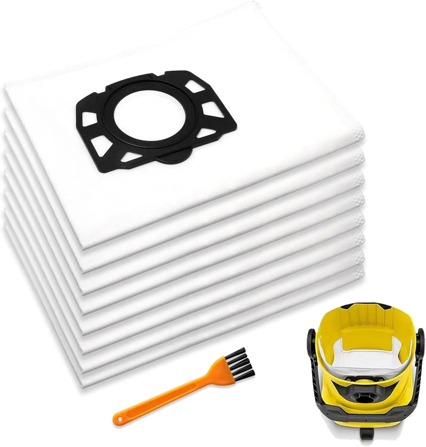 8 шт. сменных пылесборных мешков KFI357 для пылесосов Karcher