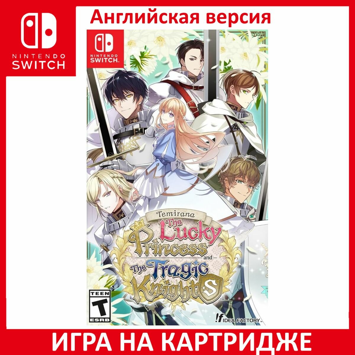 Игра Temirana The Lucky Princess and the Tragic Knights Switch Картридж на Nintendo Switch Английская версия