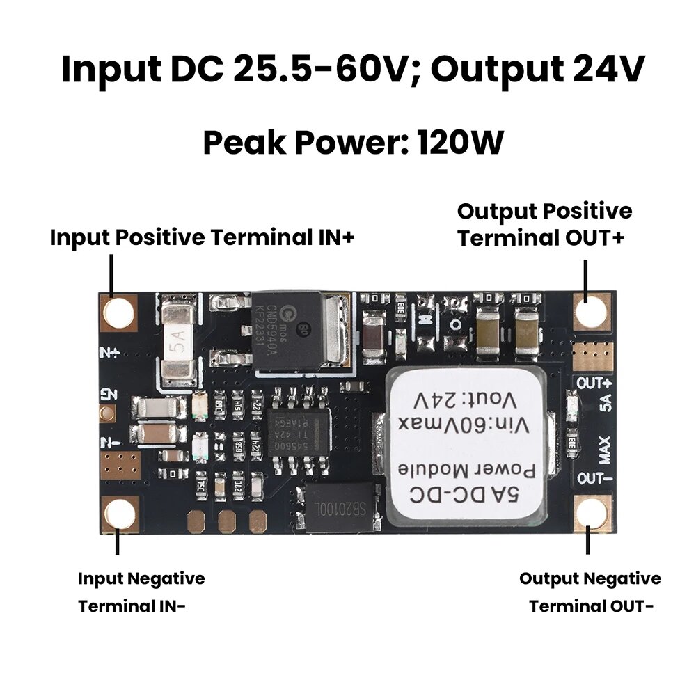 DC-DC Конвертер 24V 5A 120W Step-Down Power Module