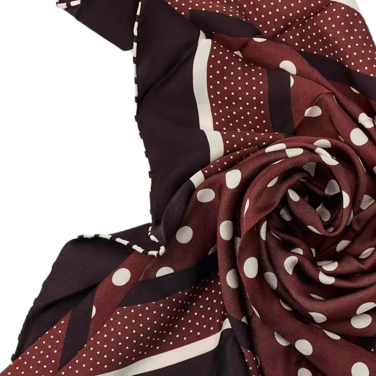 Шарф Zara для женщин, коричневый — фото 1
