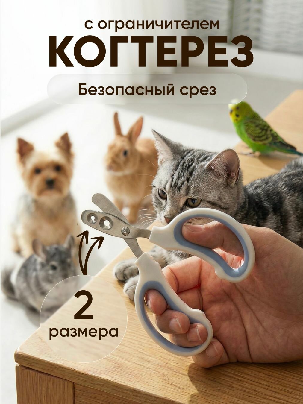 Когтерезка для кошек и собак, ножницы для когтей