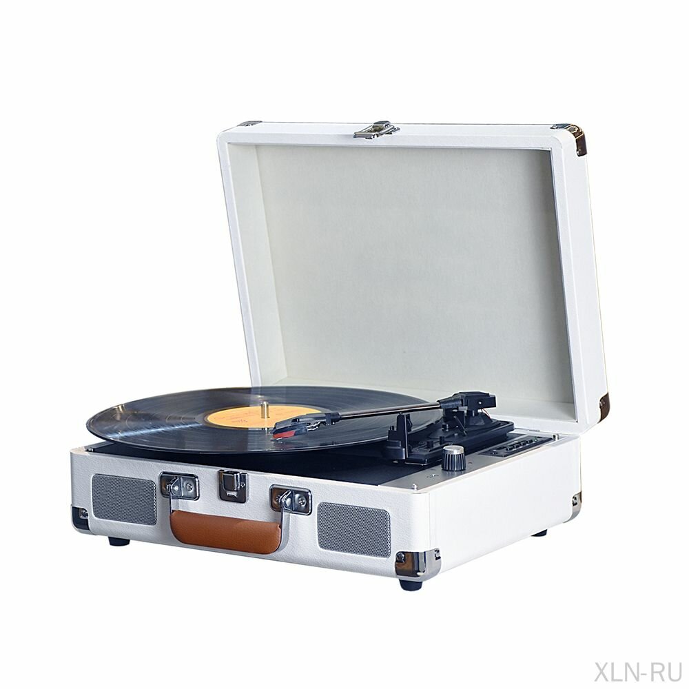 Плеер для виниловых пластинок Vintage BT Фонограф с USB записью Поддержка 33/45/78 об/мин Тонарм Портативный плеер с ко