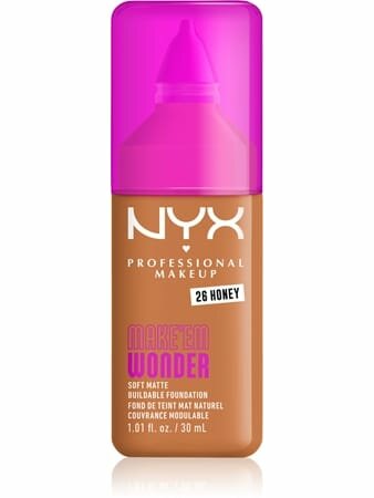 Тональный крем NYX Professional Makeup Make Em Wonder, оттенок 26 Honey, 30 мл