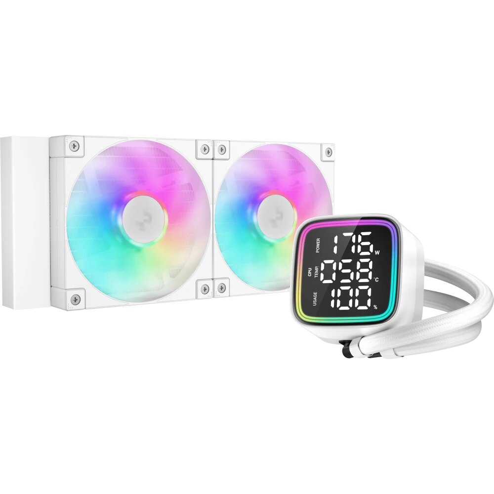 Система водяного охлаждения Deepcool Водяное Охлаждение LD240 WH