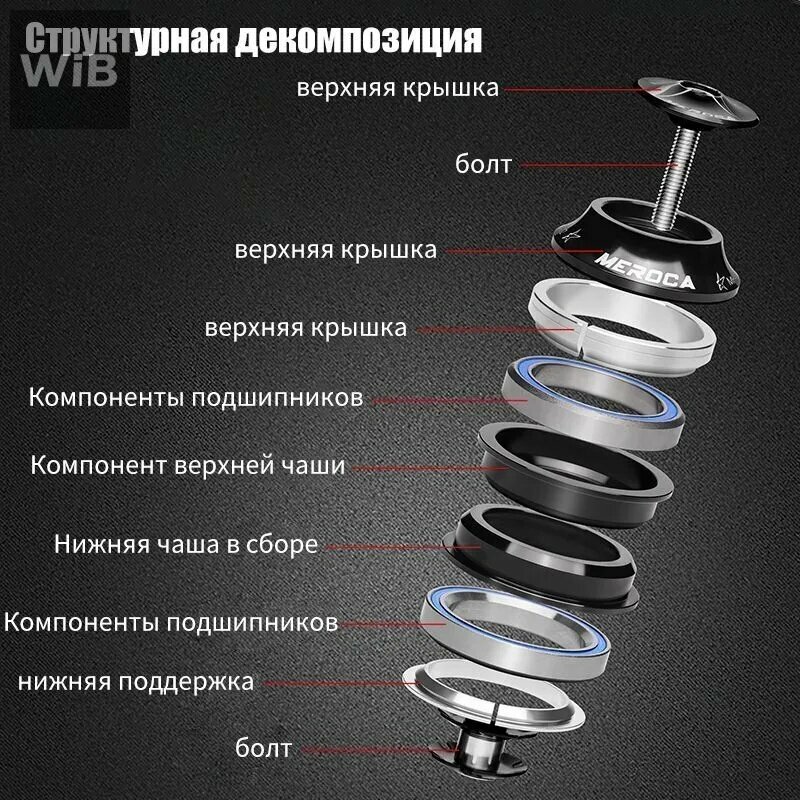 Рулевая колонка для велосипеда — фото 1