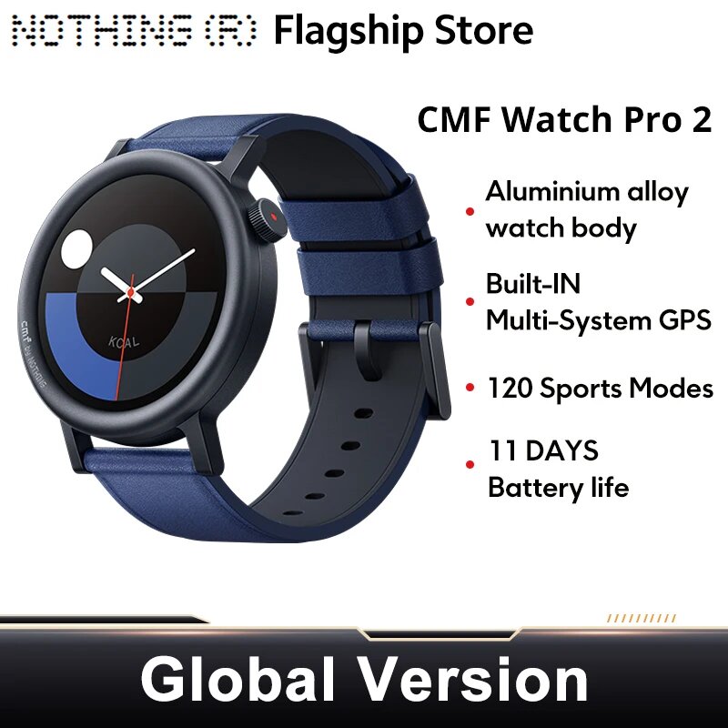 CMF by Nothing Watch Pro 2 Темно-серый/синий Умные часы Темно-синий, Blue