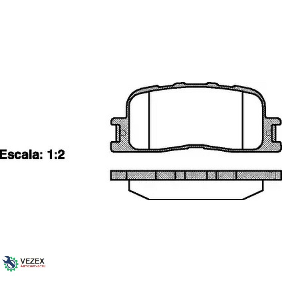 REMSA 085400 854 00 колодки дисковые з.\ Toyota Highlander/Camry 01>