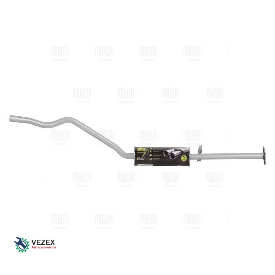 TRIALLI EAM0501 резонатор! длинный\ Daewoo Nexia 95>