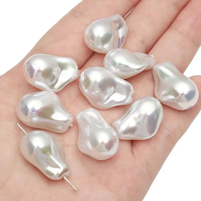 Крупный барочный жемчуг 22mmx15mm (5 шт)/Бусины из искусственного жемчуга
