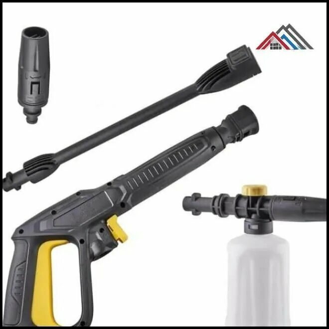 Комплект для мойки Karcher (керхер/кершер) пистолет+копье+пеногенератор