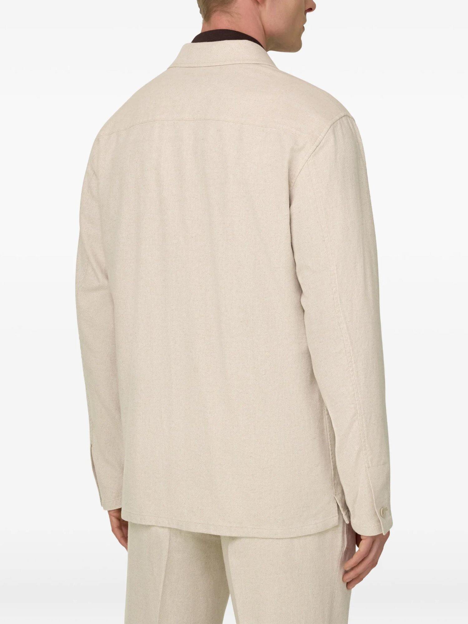 Рубашка Boggi Milano Patch-pocket overshirt, размер 54, разноцветный — фото 1