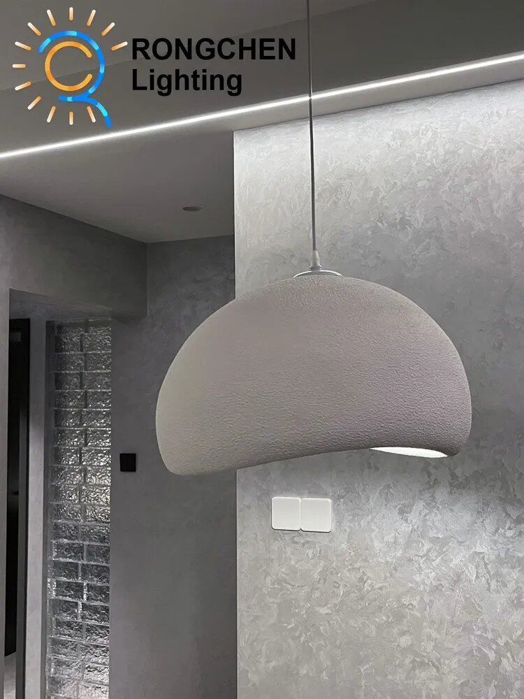 Светильник подвесной RONGCHEN Lighting, LED, E27, 6 Вт, темно-серый, 600 мм
