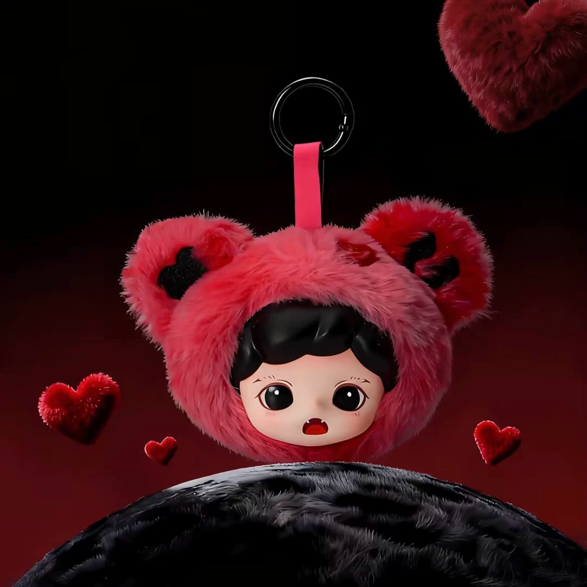 TNTSPACE Zoraa Soft Little World Series: Модная виниловая коллекционная фигурка-подвеска для девочек (плюшевая кукла)