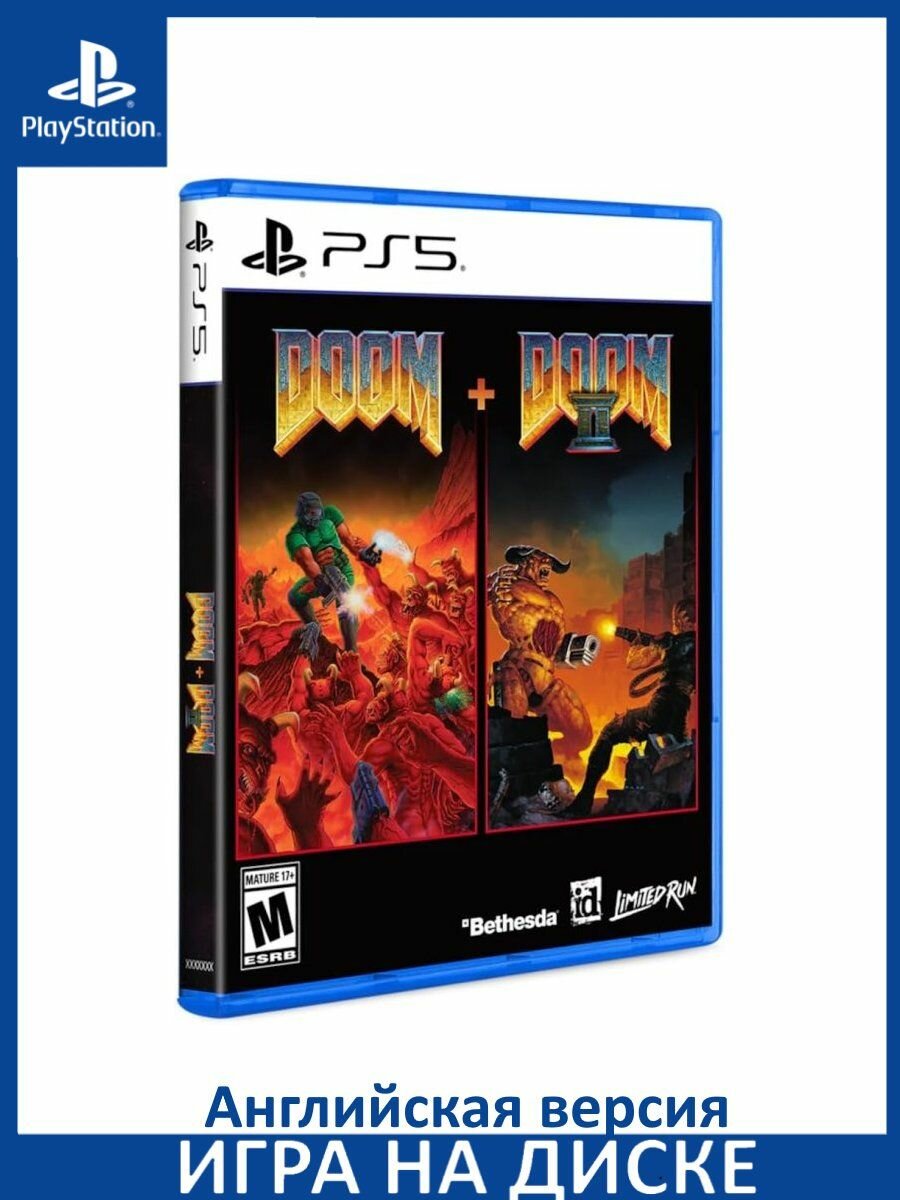 Игра DOOM DOOM II (2) (Limited Run #144) PS5 Диск на PlayStation 5 Английская версия