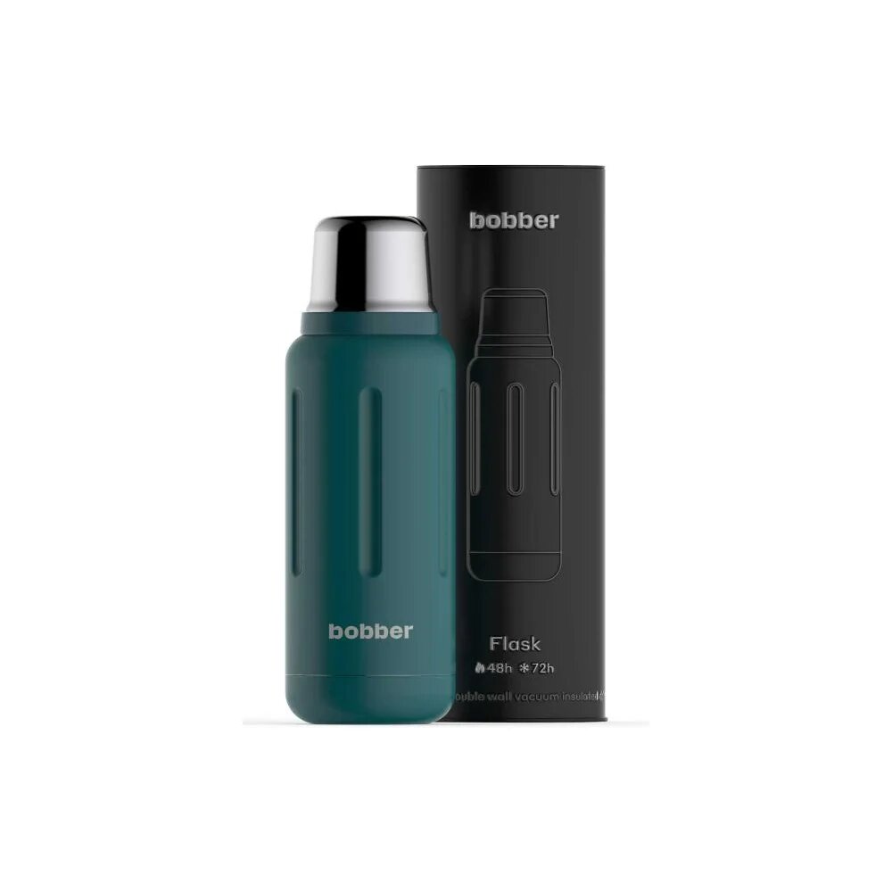 Вакуумный бытовой термос для напитков BOBBER 1 литр Flask-1000 Deep Teal