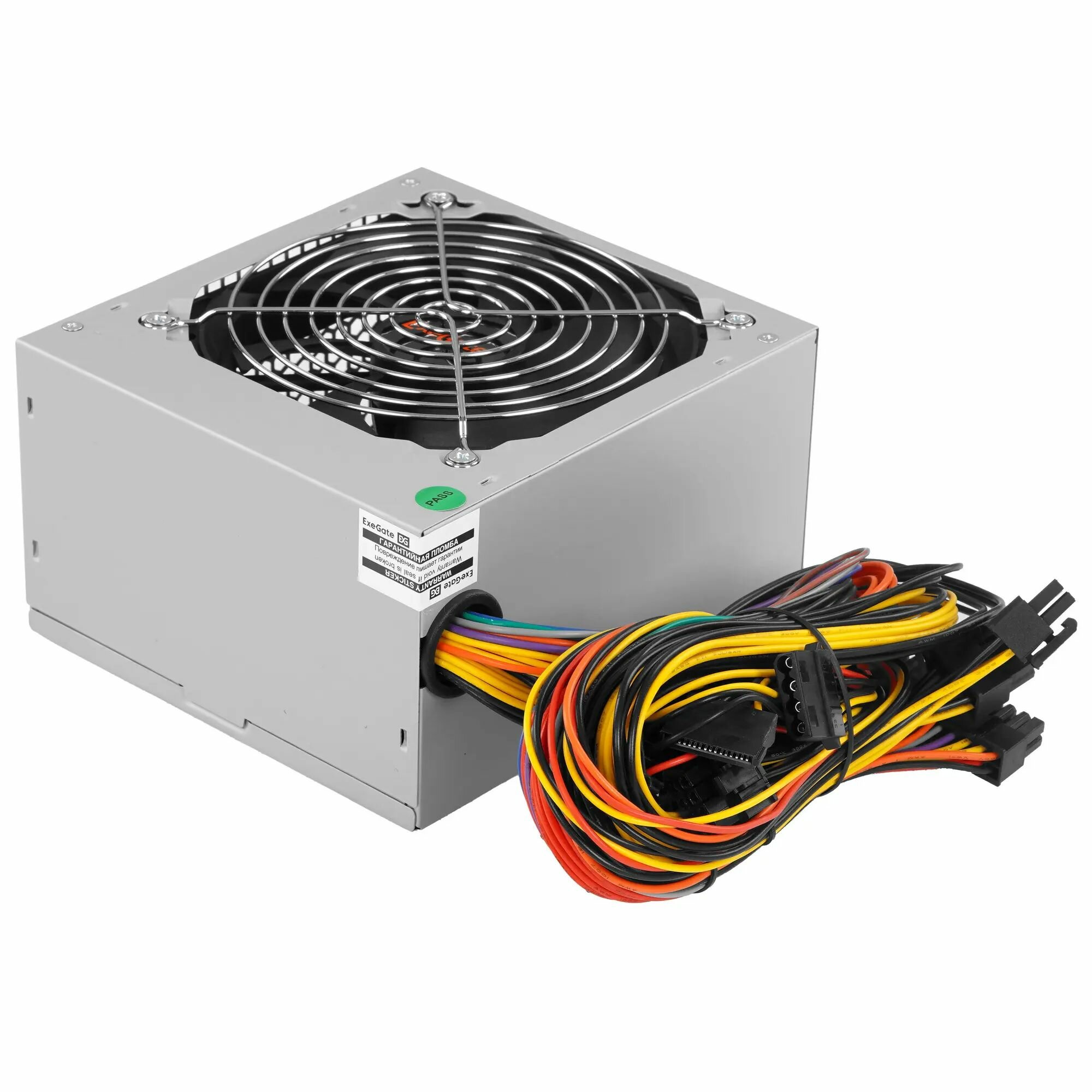 Блок питания ExeGate UNS850 (EX292241RUS) серый - ATX 24-пин, 4 pin + 4 pin x2 CPU, 5 SATA, 2 x 6+2 pin PCI-E