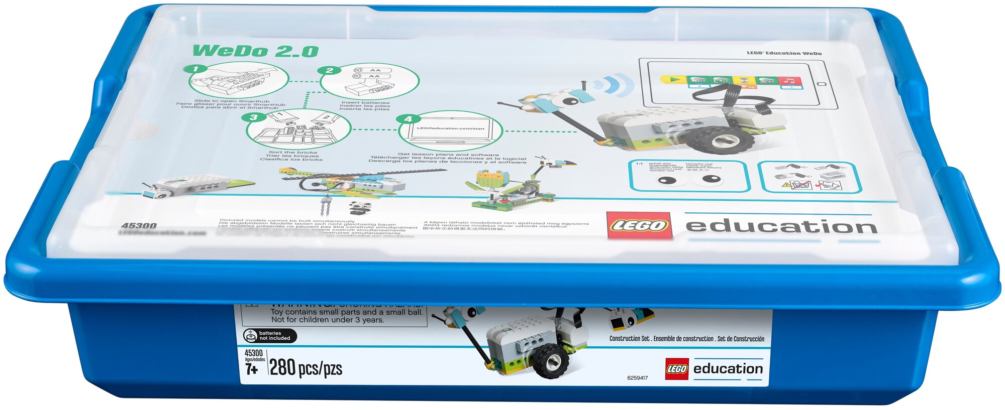 LEGO Education WeDo 2.0 45300 Базовый набор, 280 дет.