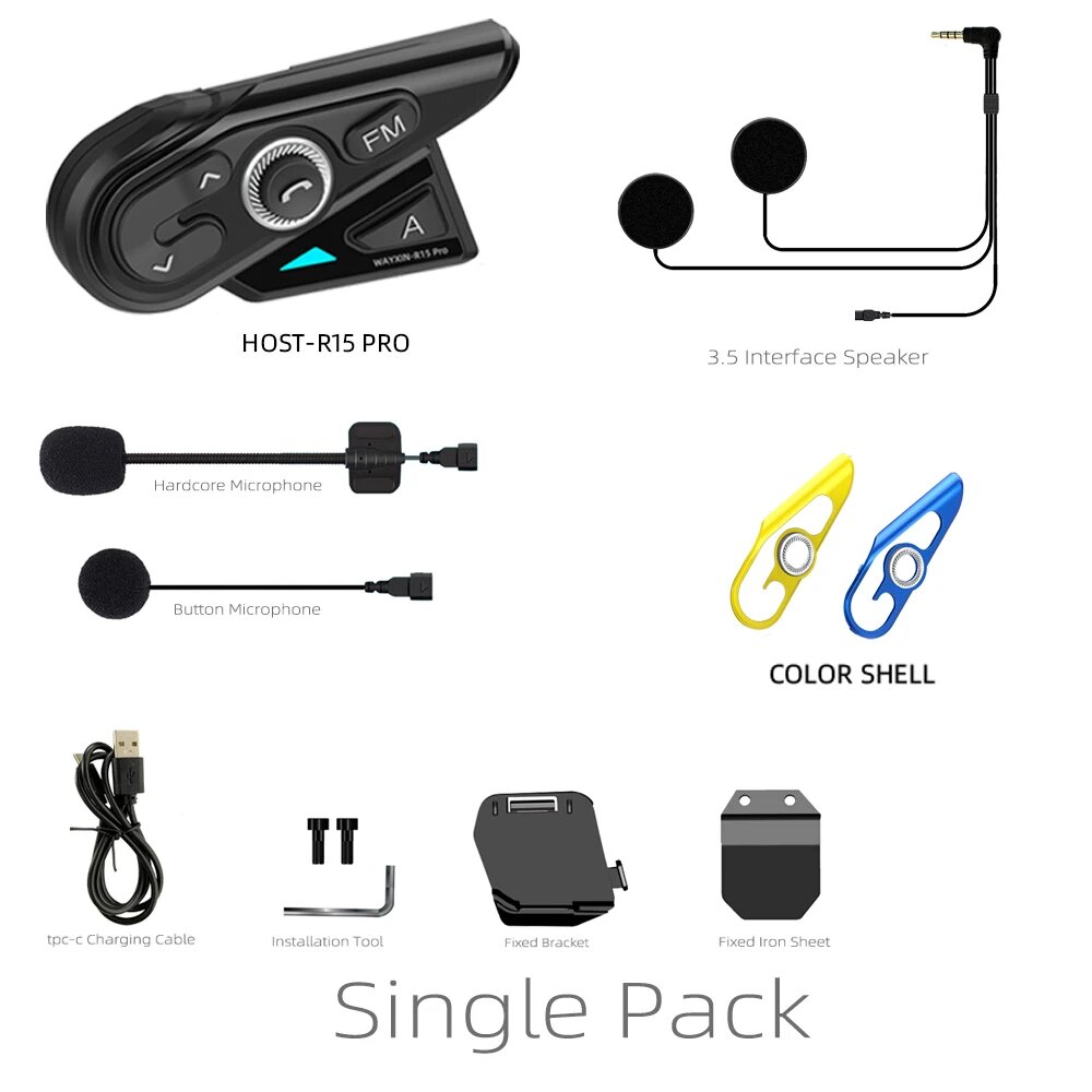 Мотогарнитура WAYXIN R15 Pro Single Pack