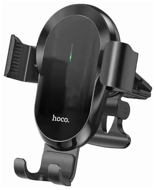 Держатель в авто с БЗУ HOCO CA105 Guide гравитационный, 15W, черный, EU
