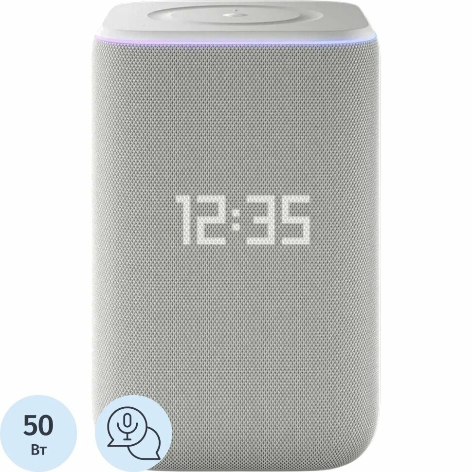 Умная колонка Яндекс Станция 3 с Алисой, Zigbee, серый (YNDX-00060GRY), 2423452