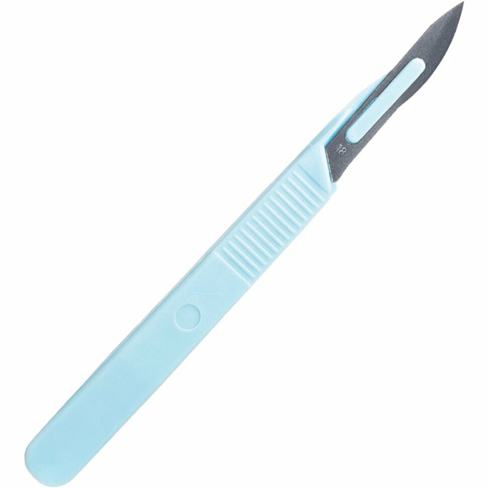 Скальпель хирург, однораз, р-18 КПИ, 10шт/уп, 2225156