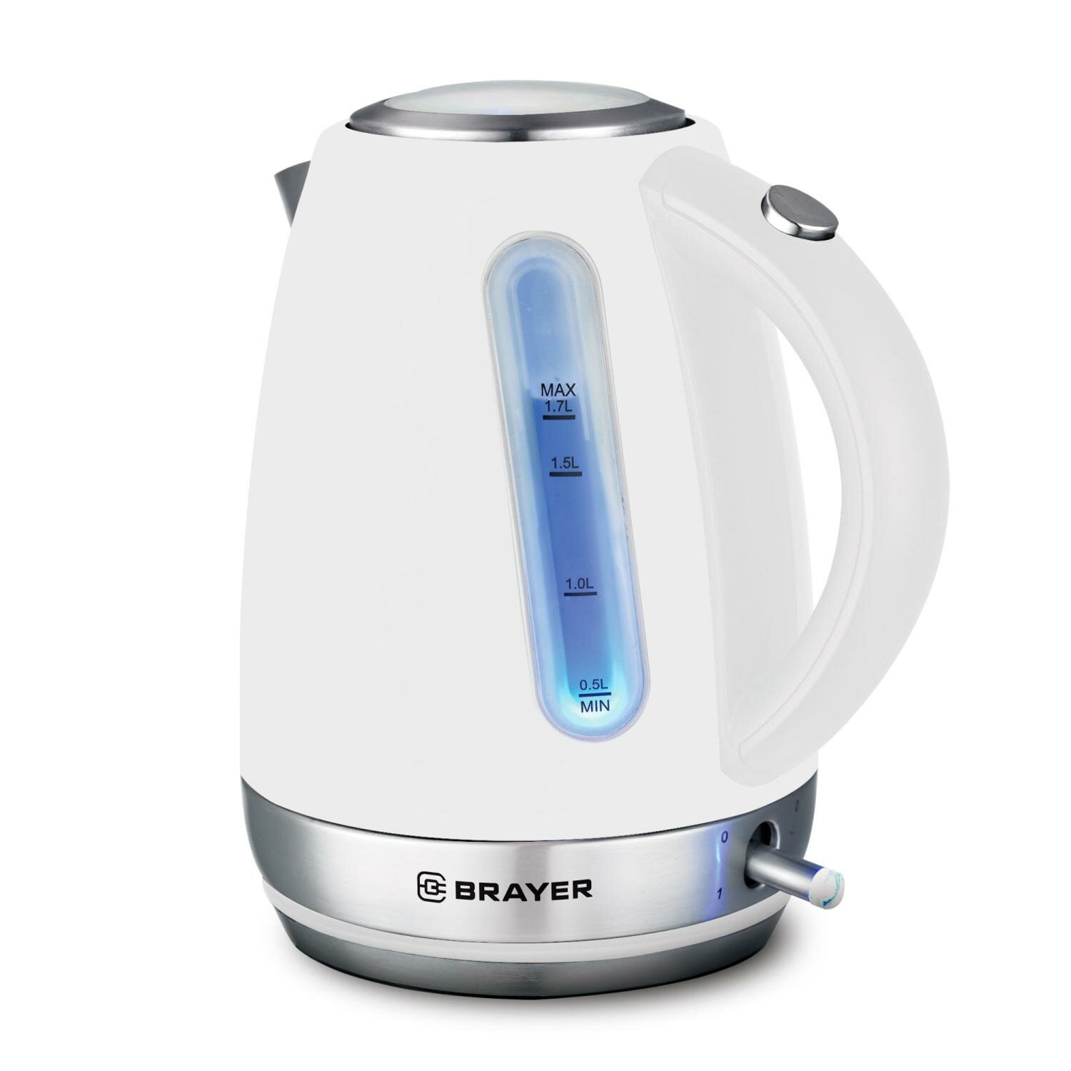 Чайник Brayer 6110BR 2200Вт.1,7 л, сталь окраш, автоотключ