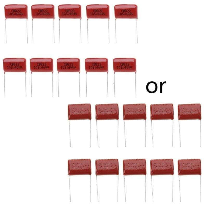 Конденсаторы плёночные металлизированные CBB22, 1 мкФ, 400 В, 10 шт.