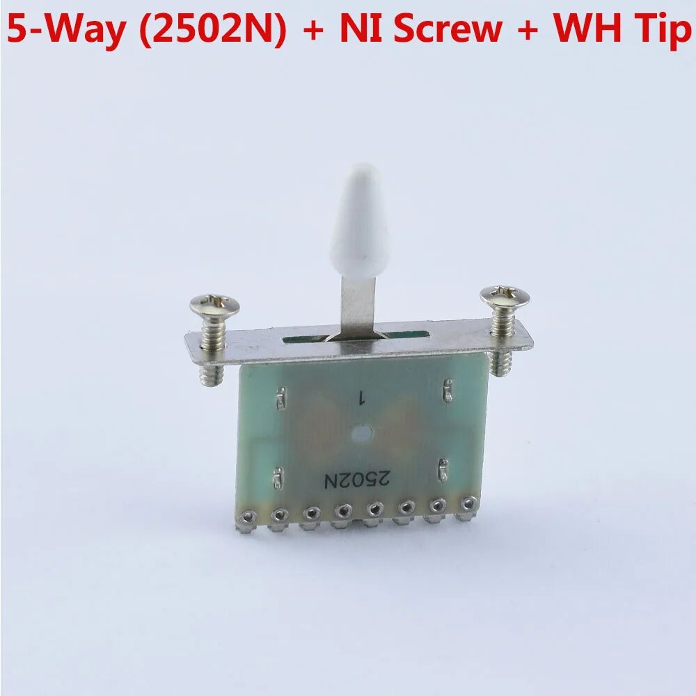 Переключатель 5-Way 2502N NI Screw WH Tip, Голубой