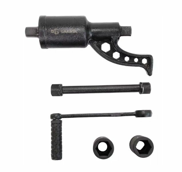 Гайковерт ручной с механическим редуктором GARWIN PRO GR-LS4800L, 310 мм, 1:69, 4800 Нм, головки 32, 33 мм