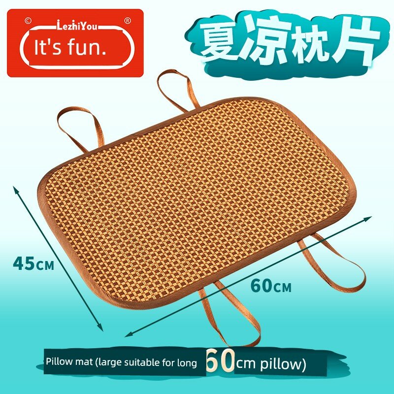 Детская улучшенная дышащая подушка из ротанга, большая 45x60см для младенцев, охлаждающая ткань, чехол для подушки