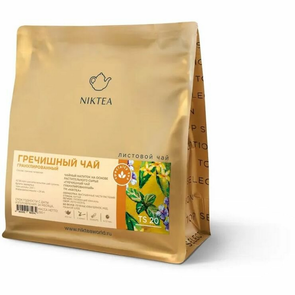 Чайный напиток на основе растительного сырья Niktea Гречишный (гранулированный), 250гр