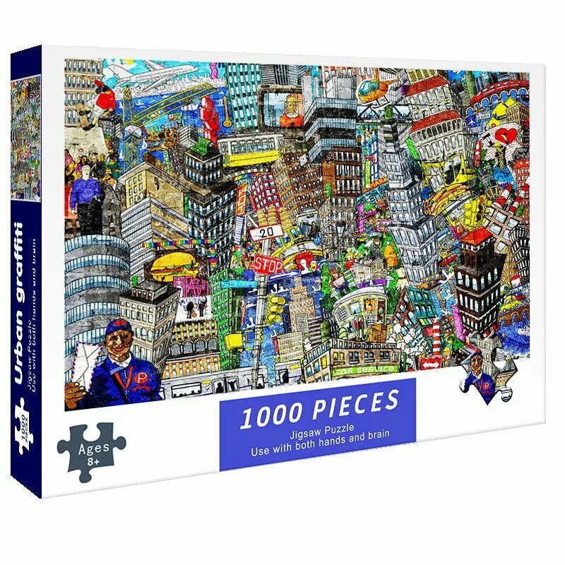 Пазл "Городское граффити", 1000 деталей