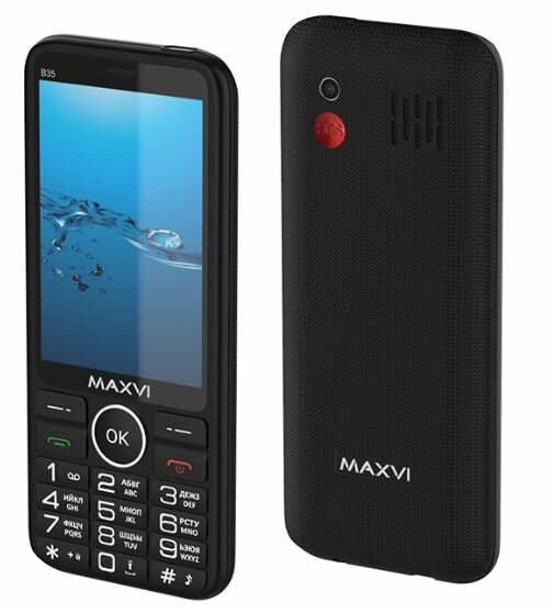Мобильный телефон Maxvi B35 Черный