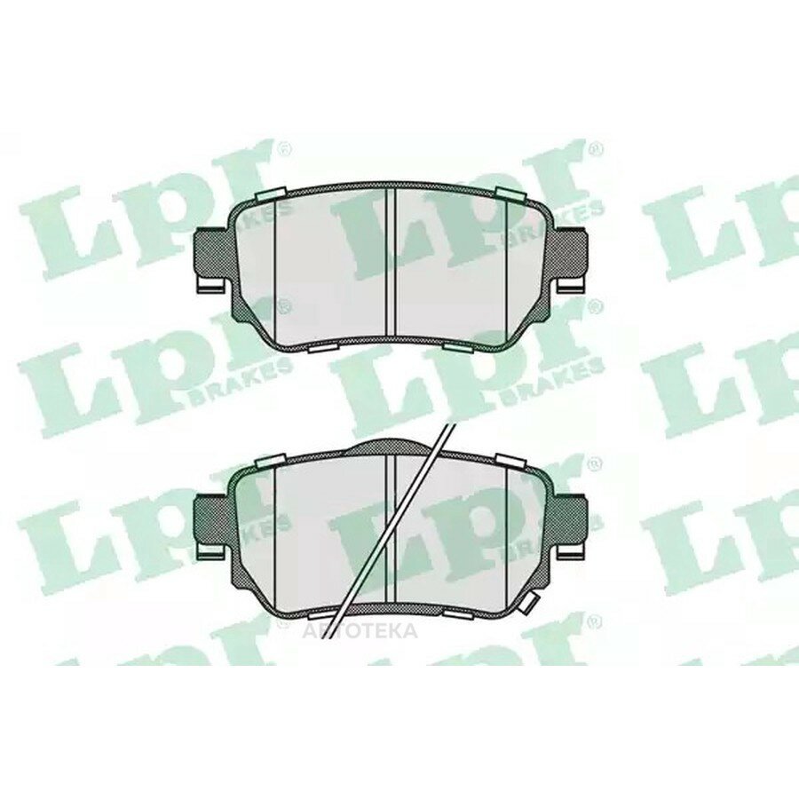Колодки тормозные NISSAN QASHQAI/X-TRAIL 14- задние LPR 05P1992