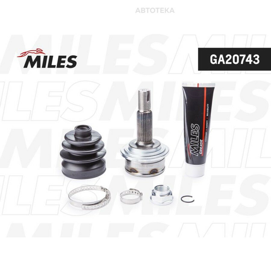 ШРУС наружный TOYOTA YARIS KSP90/NLP90/NSP90/SCP90 05-11 GA20743 MILES GA20743
