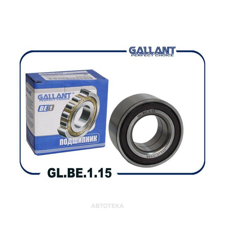 Подшипник передней ступицы 402107049R GL. BE.1.15 Duster Fluence Megane III +ABS GALLANT GLBE115