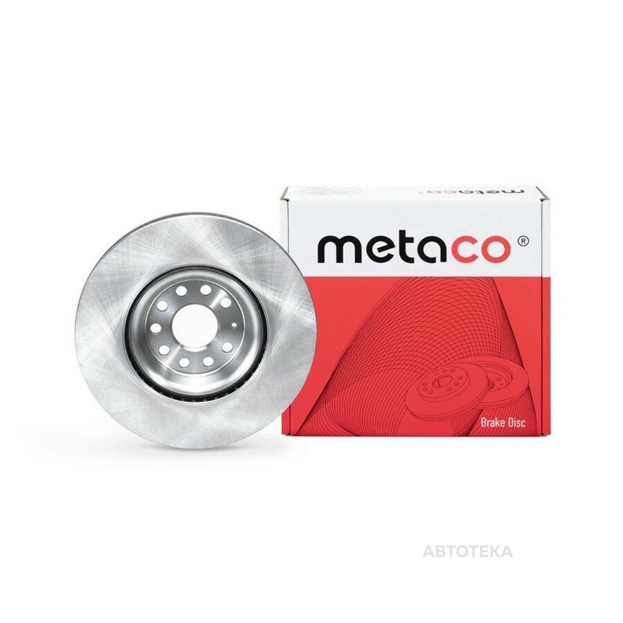 Диск тормозной передний вентилируемый Skoda Octavia (A7) (2013-2020) VW Jetta (2011-2018) METACO 3050397