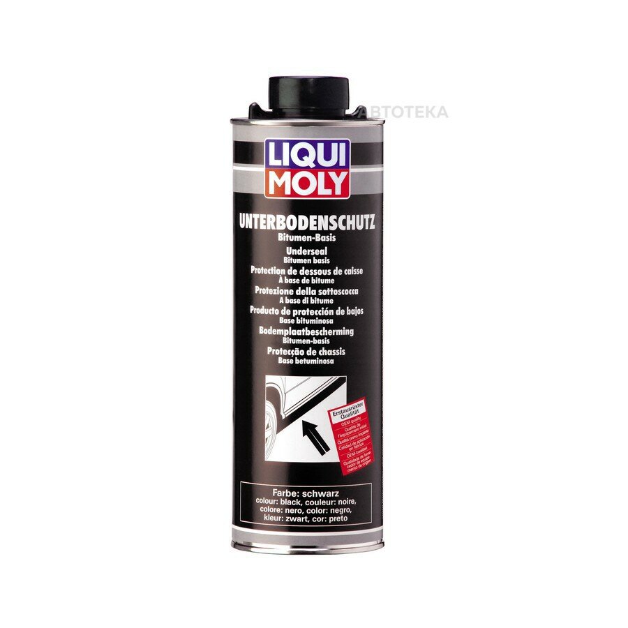 Антикор для днища кузова битум/смола (черн.) Unterb.-Schutz (1л) LIQUI MOLY 6112