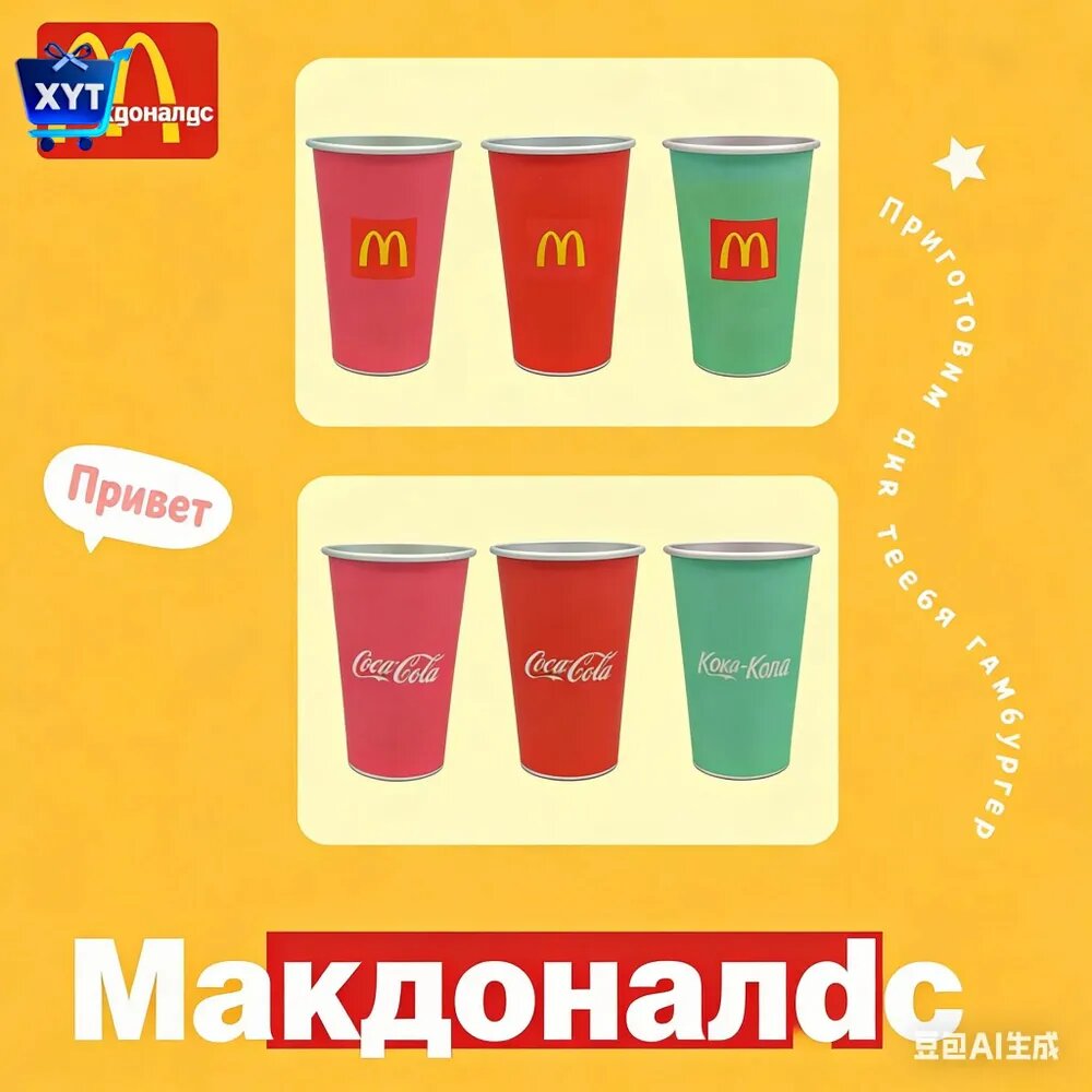 Чашка "cola", 460 мл, 1 шт — фото 1