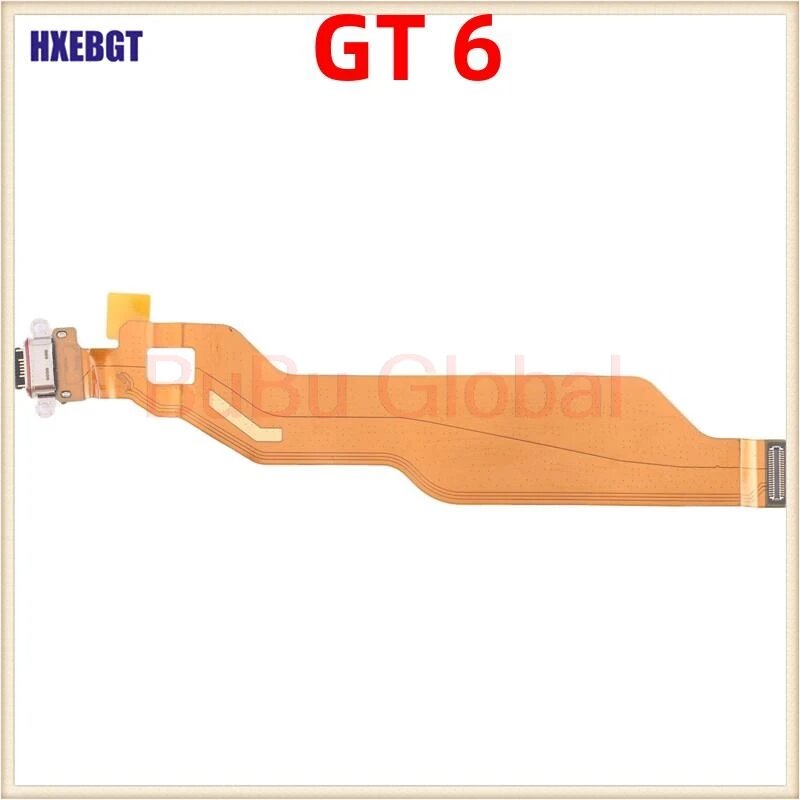 Для Realme GT 6, USB-порт для зарядки, гибкий кабель, порт зарядного устройства, разъем, модуль, запасные части