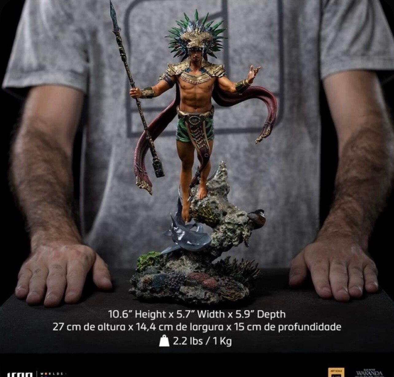 Фигурка Iron Studios King Namor ART Scale, коллекционная, 1/10 оригинал